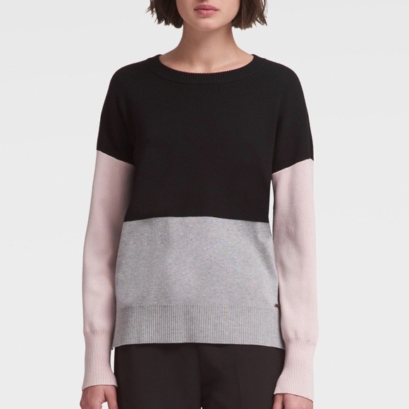 Dkny | Sweaters | Dkny Color Block Pullover | Poshmark